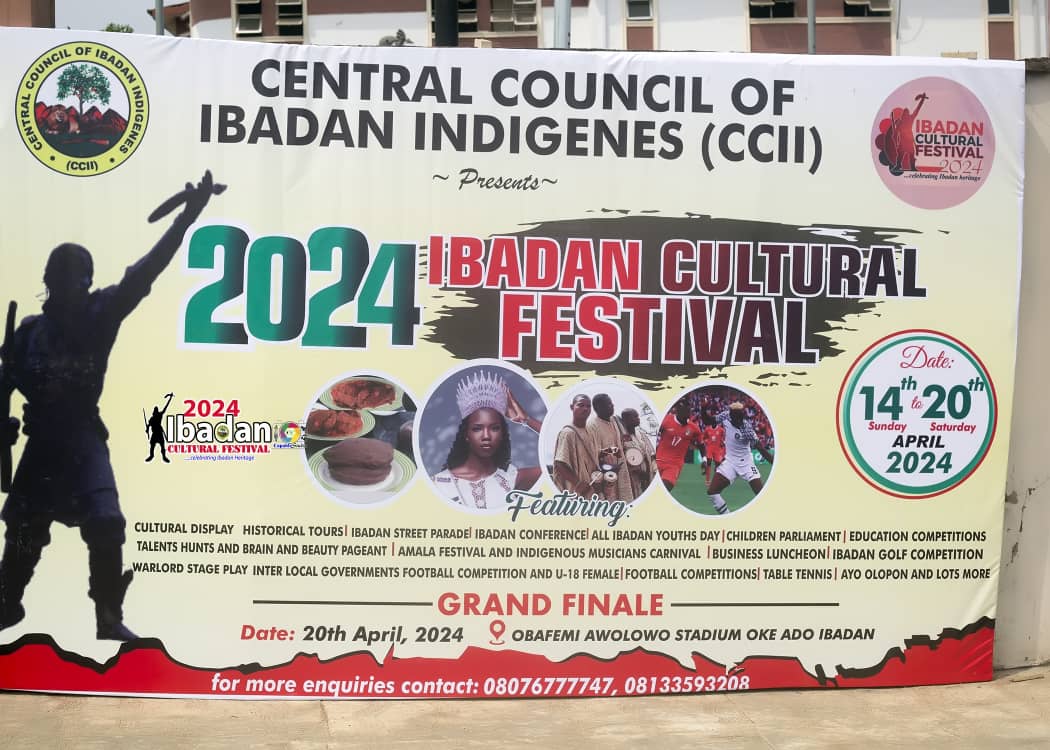 2024 Ibadan Cultural Festival Flag Off: President-General applauds ...